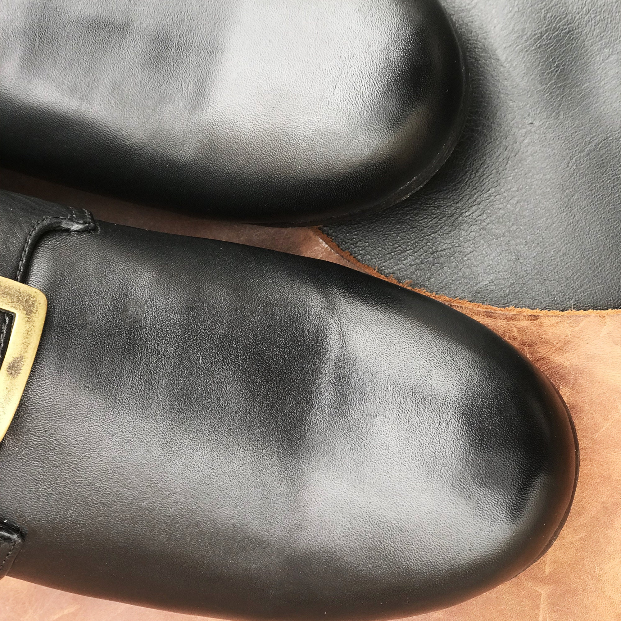 18th Century Colonial Shoes, Cosplay Shoes, Pirate Shoes, Black Shoes ...