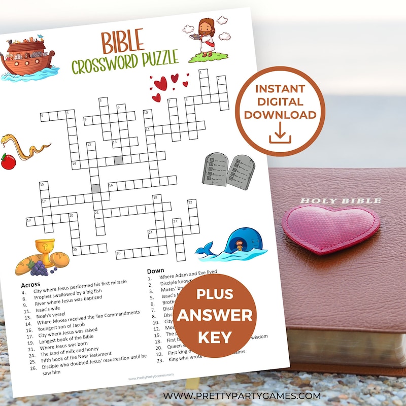 Bible Book Puzzle - Etsy