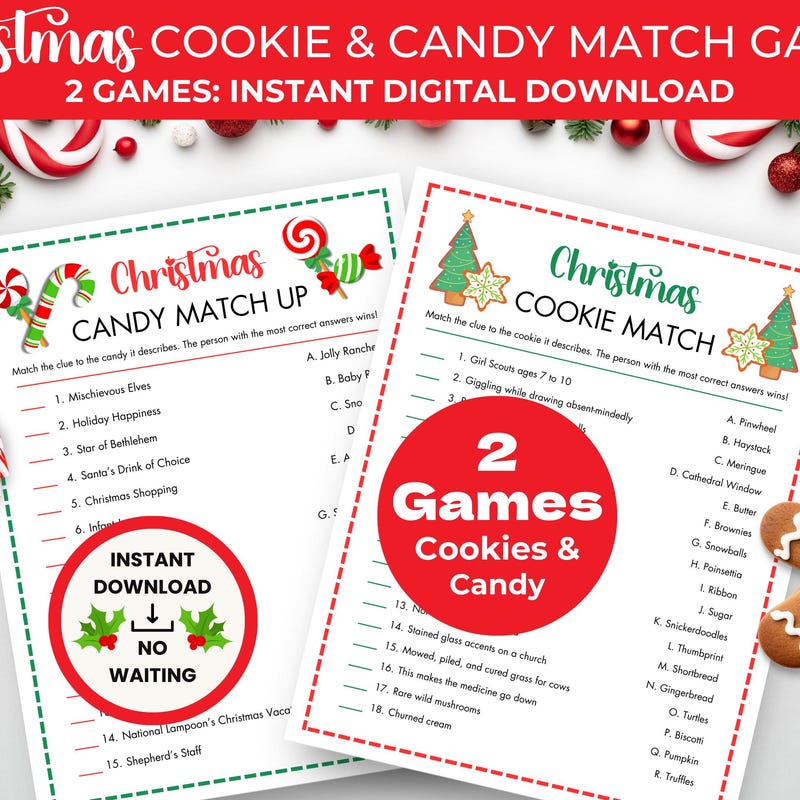 Cookie Exchange Game - Etsy