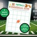 Football Commercial Bingo Card Printable, Unique Bingo Game for Sunday ...