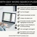 Earth Day Word Search Puzzle and Solution, Earth Day Party Games for ...