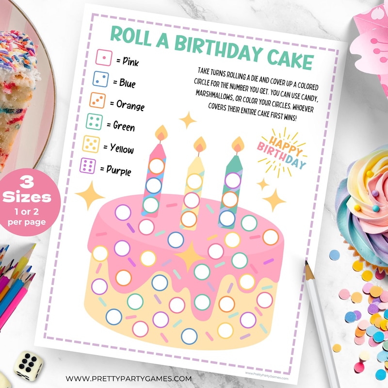 Candy Dice Slumber Party - Etsy