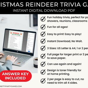 True or False Christmas Trivia With Answers, Reindeer Fact or Fiction ...