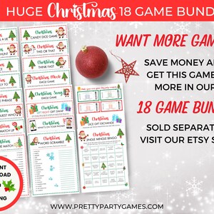 Christmas Cookie Match Game & Christmas Candy Match Game Printables, 2 ...