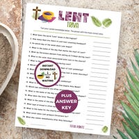 Lent Cube With Bible Reading Plan and Lent Activity Ideas. Print ...