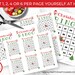 500 Christmas Bingo Cards With Numbers, Fun Christmas Bingo Game for ...