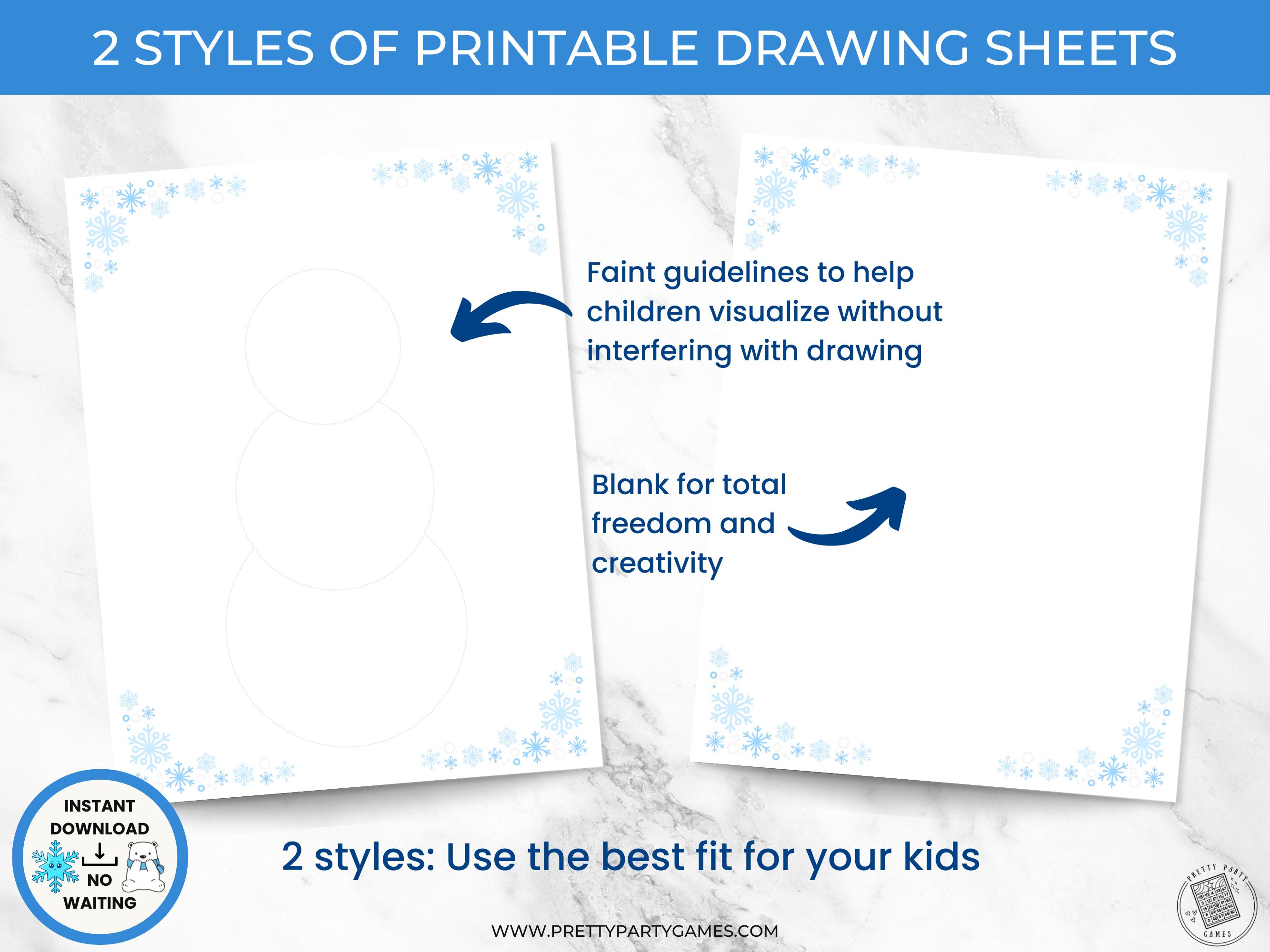 Build A Snowman Dice Game, Christmas Dice Games for Kids, Winter Snow ...