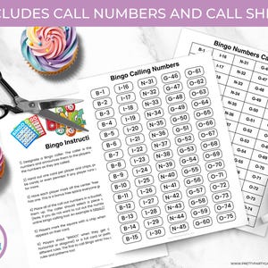 500 Spring Bingo Cards With Numbers, Springtime Printable Party Games ...