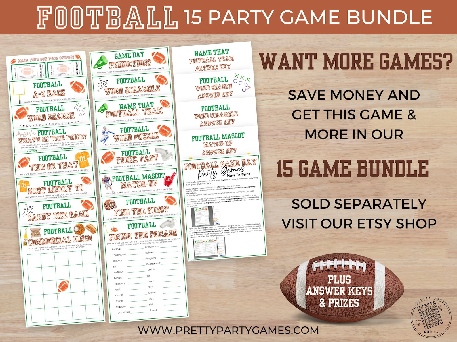 Football Mix & Mingle Bingo Card Printable, Find the Guest Sports Ice ...