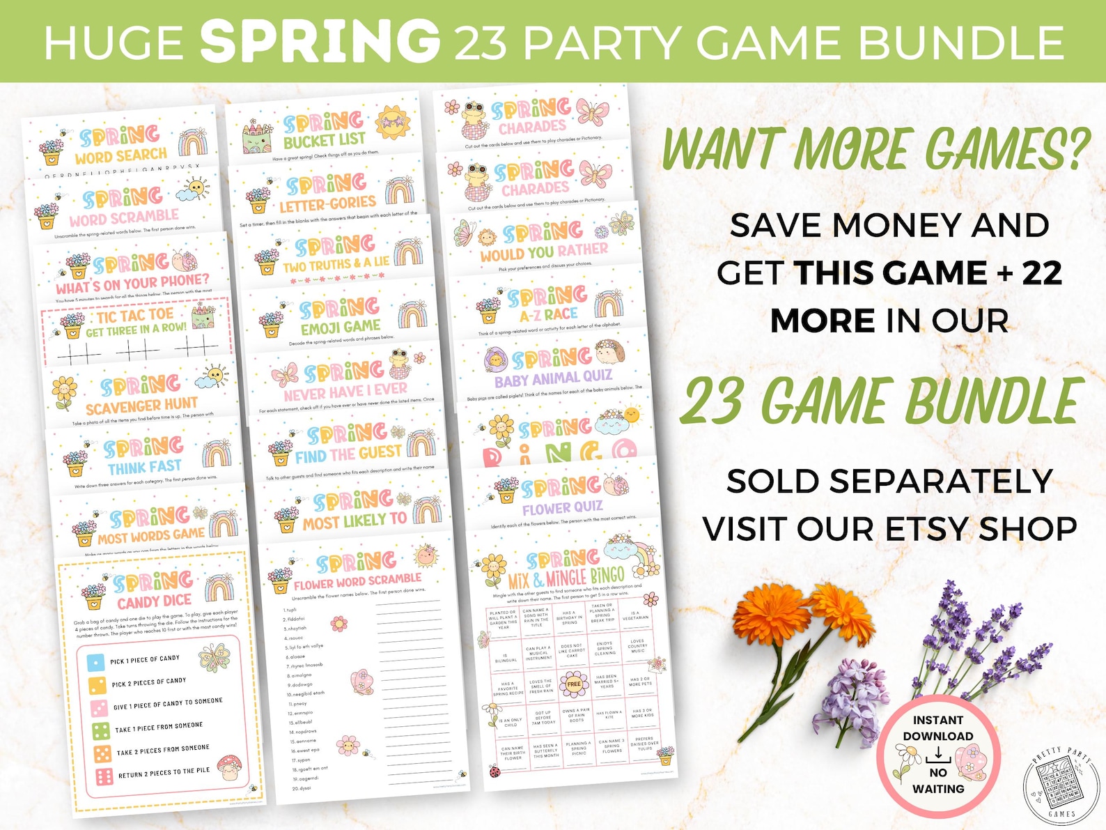 Spring Break Bucket List, Fun Family Activity Checklist, Springtime ...