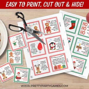 Indoor Christmas Scavenger Hunt for Kids, Printable Christmas Game ...
