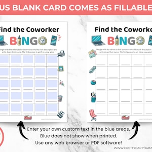 50 Printable Find the Coworker Who Bingo Cards, Fun Work Team Building ...