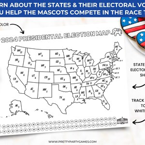 2024 Presidential Election Tracking Map, Election Night Watch Party ...