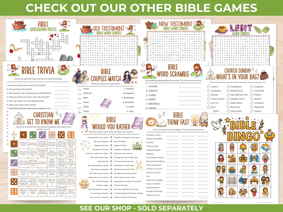 Bible Roll A Dice Game, Candy Dice Game Printable, Christian Printable ...