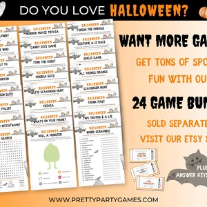 Halloween Trivia Game Bundle, 6 Halloween Trivia Games With Answers ...