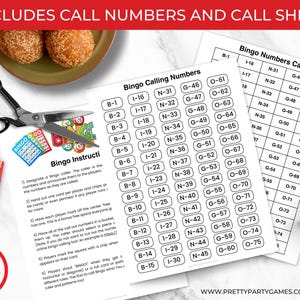 50 Printable Lunar Chinese New Year Bingo Cards With Numbers, 2025 Year ...