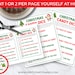 Christmas Candy Dice Game Printable, Roll the Dice Christmas Game for ...