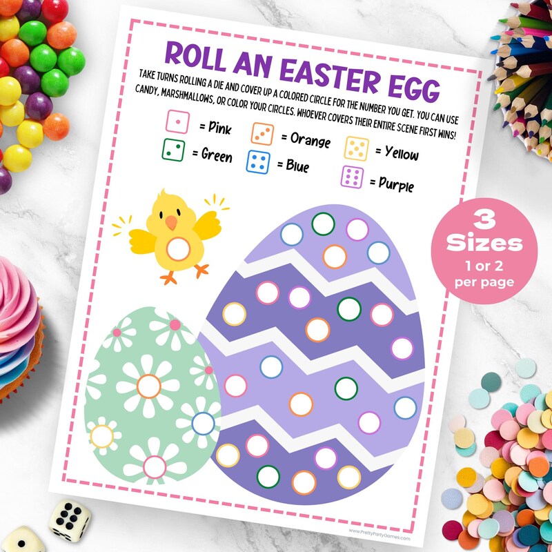Easter Dice Games - Etsy