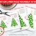 Roll A Tree Dice Game, Christmas Candy Dice Games for Kids, Printable ...