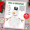Roll A Dice Game Build A Snowman |D.I.Y Dice Template | Winter Themed ...