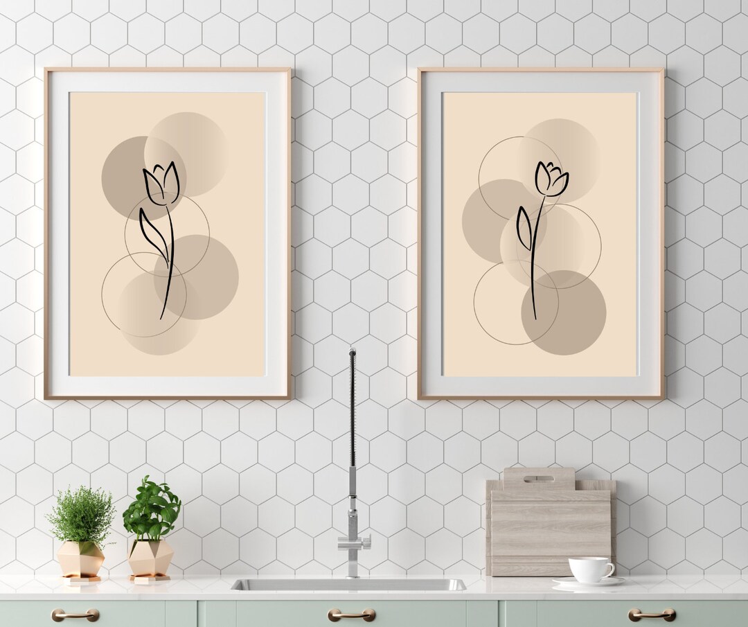 Printable Wall Art, Digital Download, Wall Decor, Boho Botanical Print ...