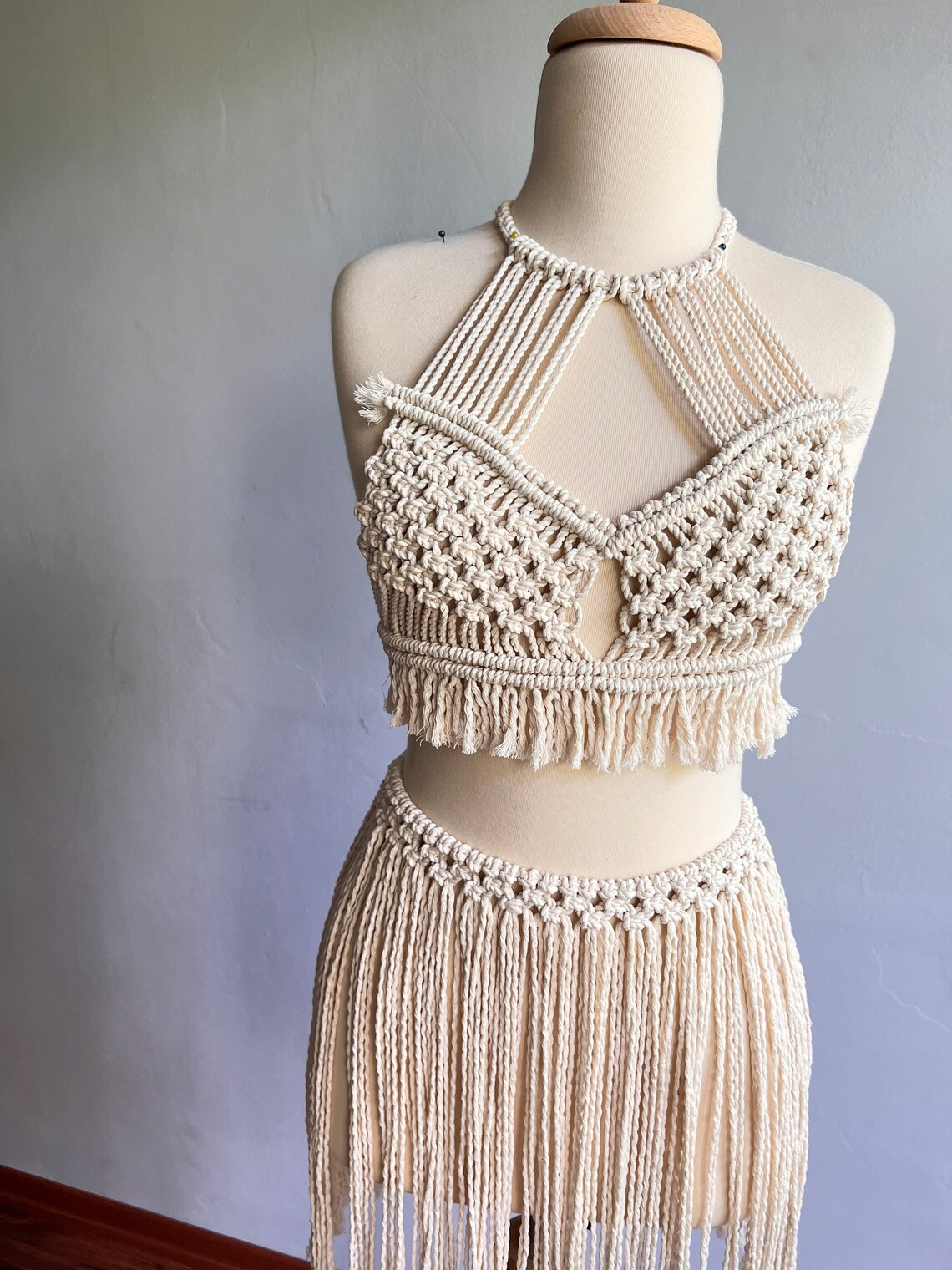 Macrame Dress, Festival Clothing,macrame Sets , Bohemian Beach Dress ...