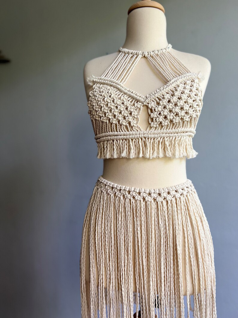 Macrame Dress, Festival Clothing,macrame Sets , Bohemian Beach Dress ...