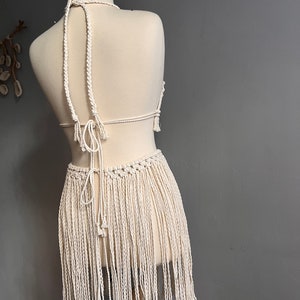 Macrame Dress, Festival Clothing,macrame Sets , Bohemian Beach Dress ...