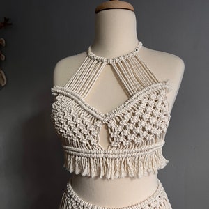 Macrame Dress, Festival Clothing,macrame Sets , Bohemian Beach Dress ...