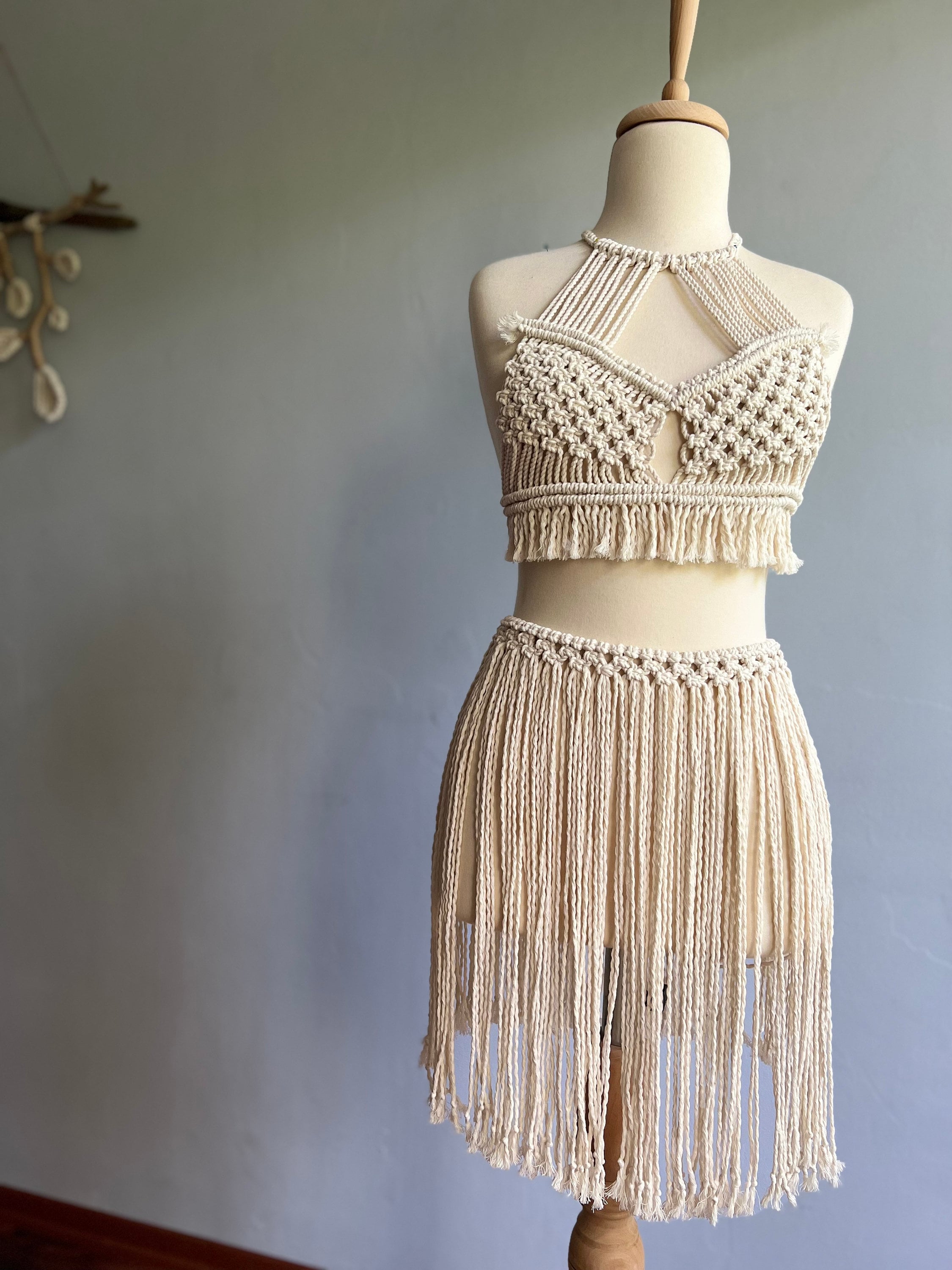 Macrame Dress, Festival Clothing,macrame Sets , Bohemian Beach Dress ...