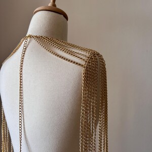 Gold Shoulder Chain Accessory – Costume, Party, Festival, Stage Wear ...