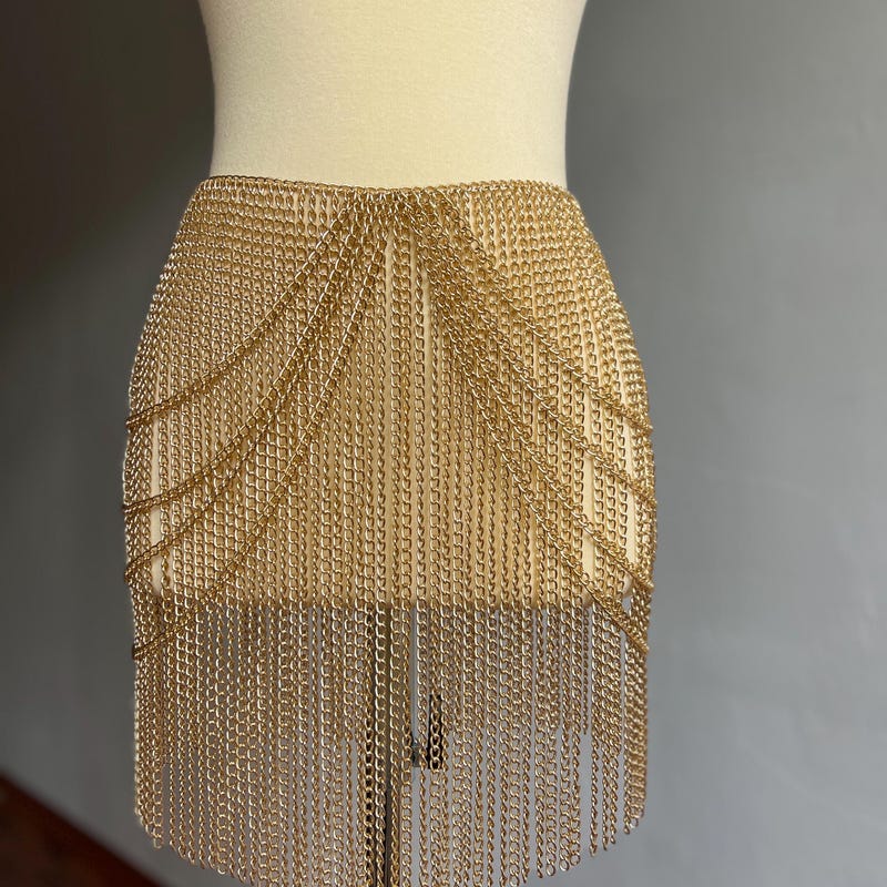 Chain Skirt - Etsy