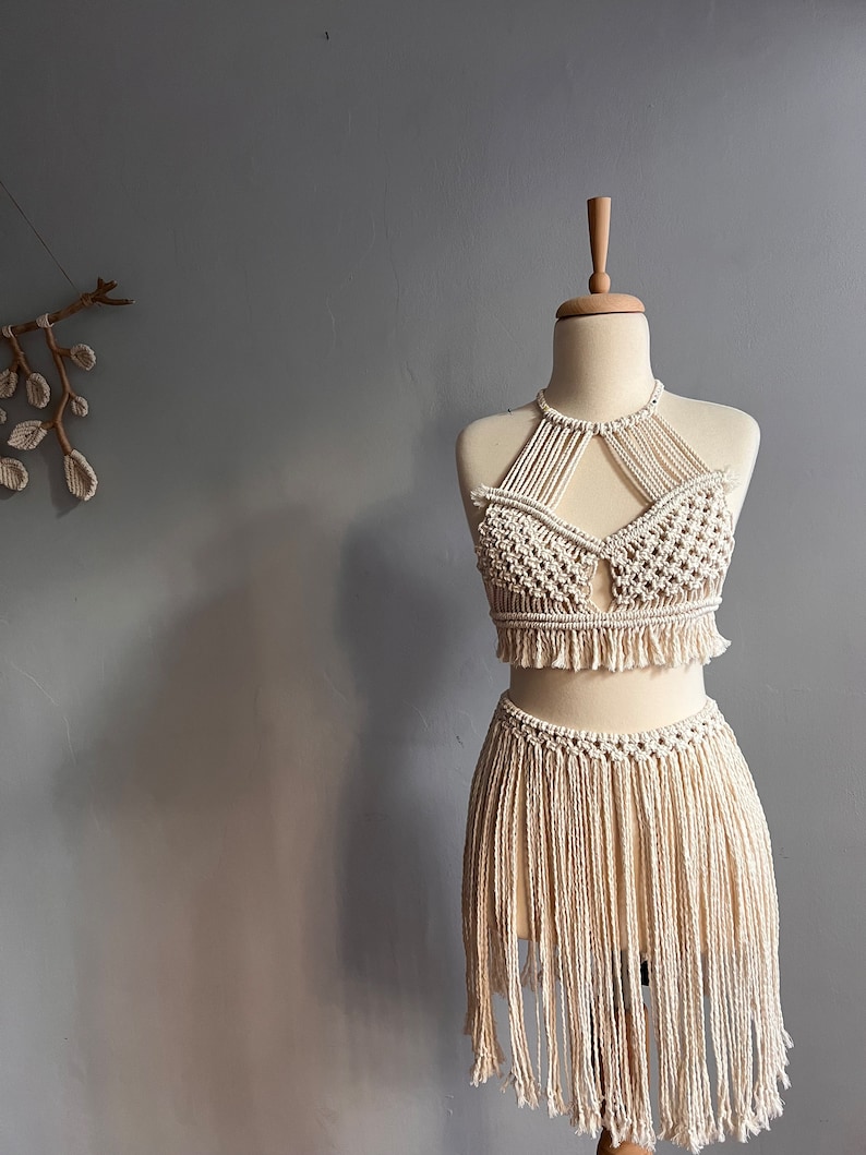 Macrame Dress, Festival Clothing,macrame Sets , Bohemian Beach Dress ...