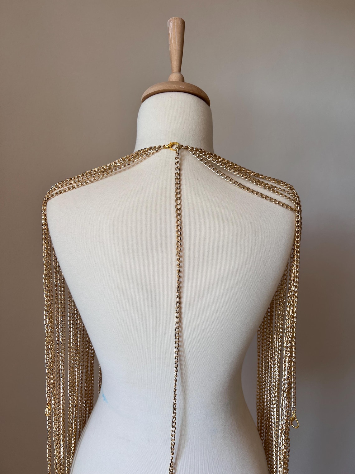 Gold Shoulder Chain Accessory – Costume, Party, Festival, Stage Wear ...