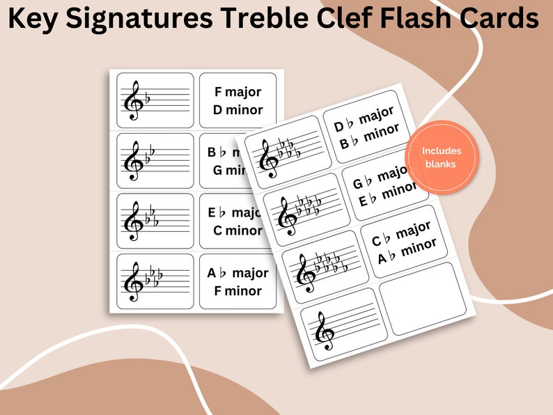 Music Notes Flash Cards Printable Treble Clef at Charles Lindquist blog