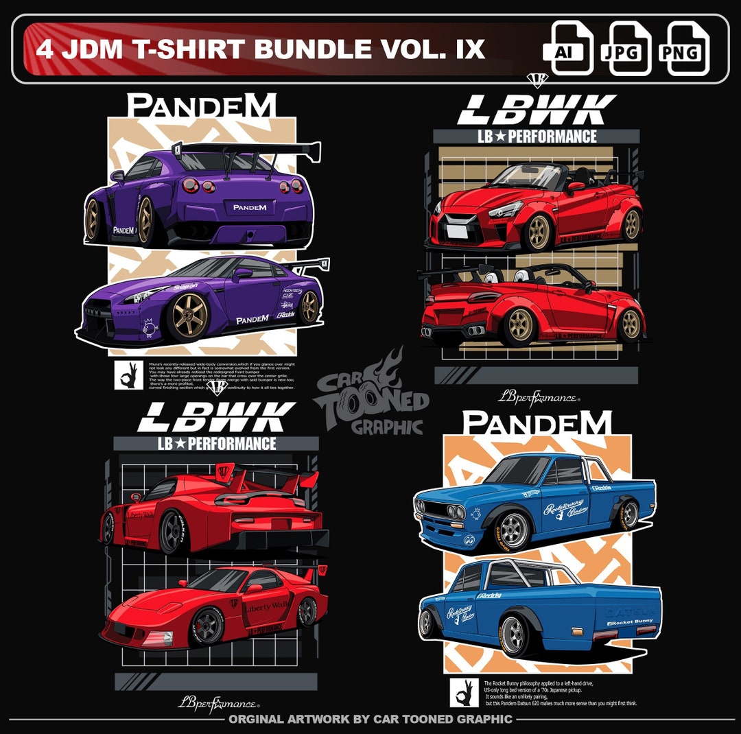 JDM Tshirt Design PNG, Cars Graphic, Tshirt Digital File, Clothing ...