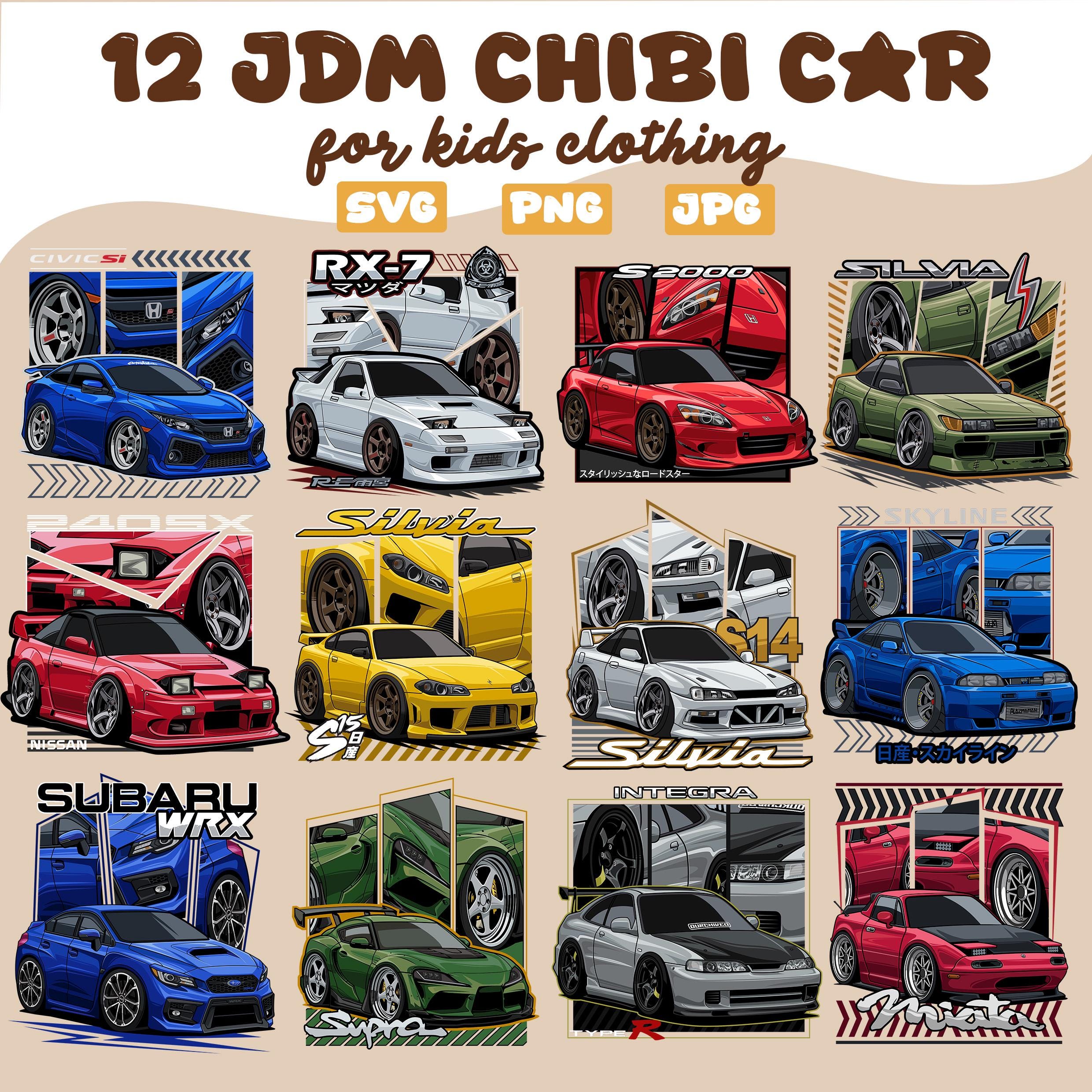 JDM Tshirt Design PNG, Cars Graphic, Tshirt Digital File, Clothing ...