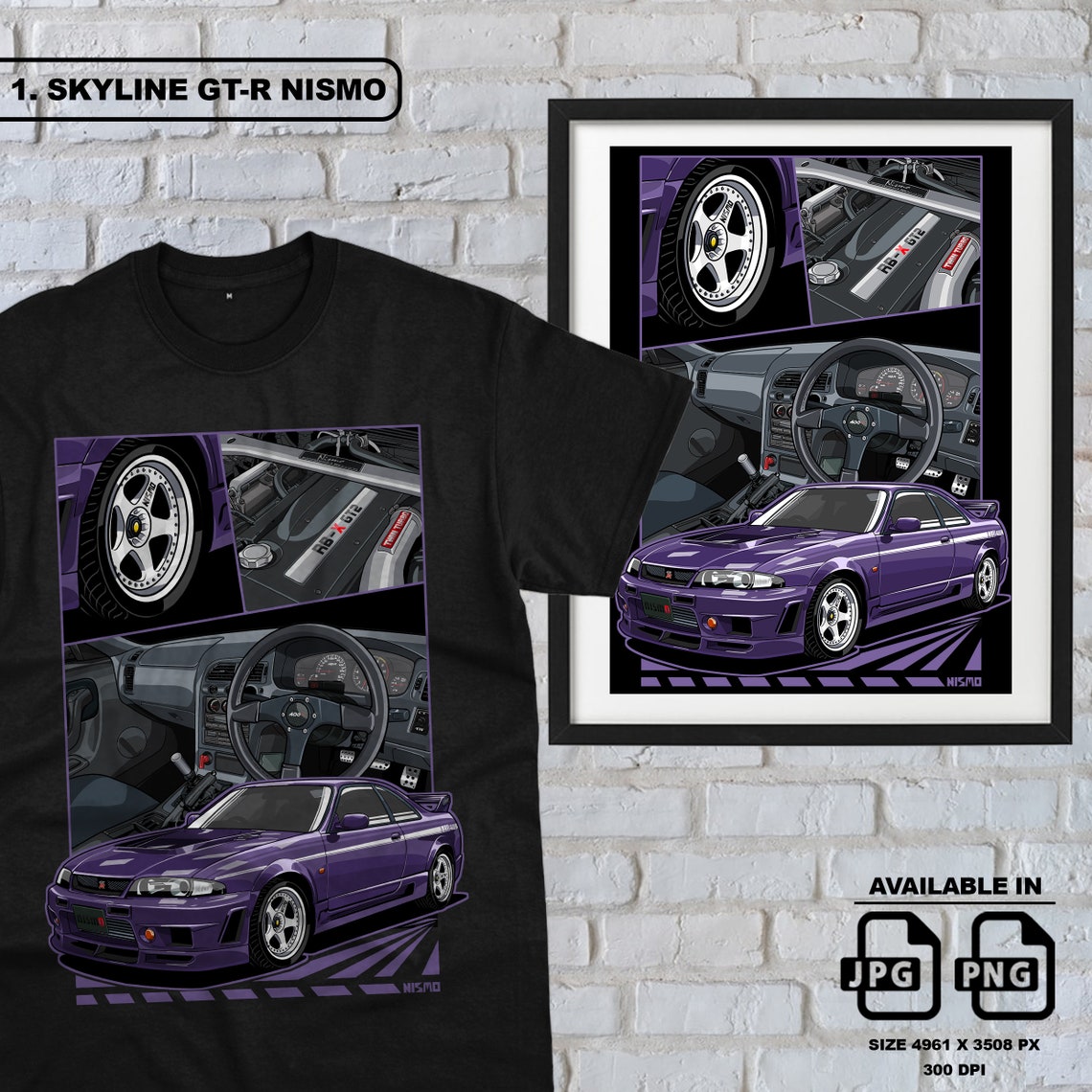JDM Tshirt Design PNG, Cars Graphic, Tshirt Digital File, Clothing ...