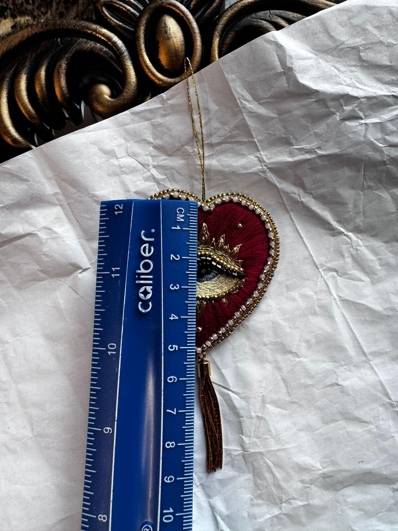 Embroidered All See Eye in Heart Wall Hanging - Etsy