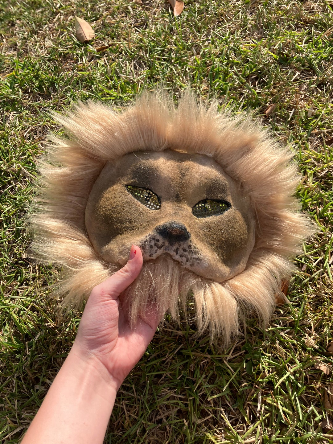 Male Lion Therian Mask - Etsy
