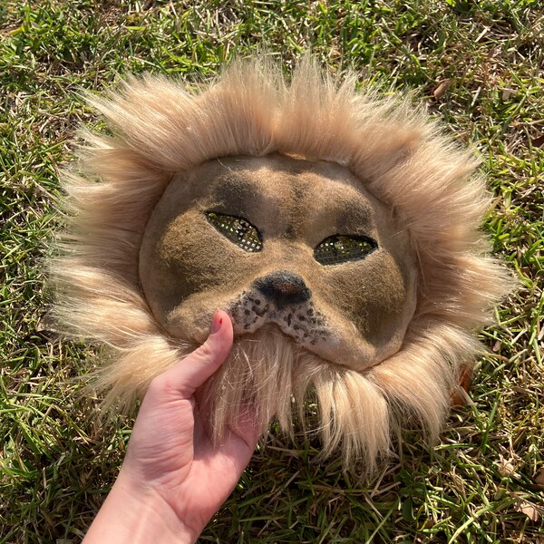Therian Lion Mask - Etsy