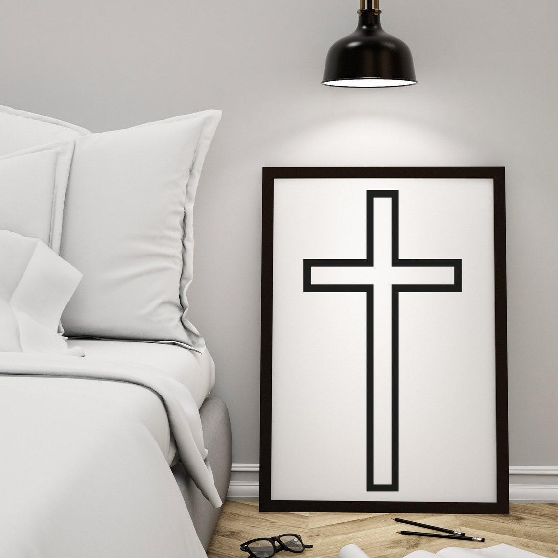 Cross SVG, Cross PNG, Cross Outline SVG - Etsy