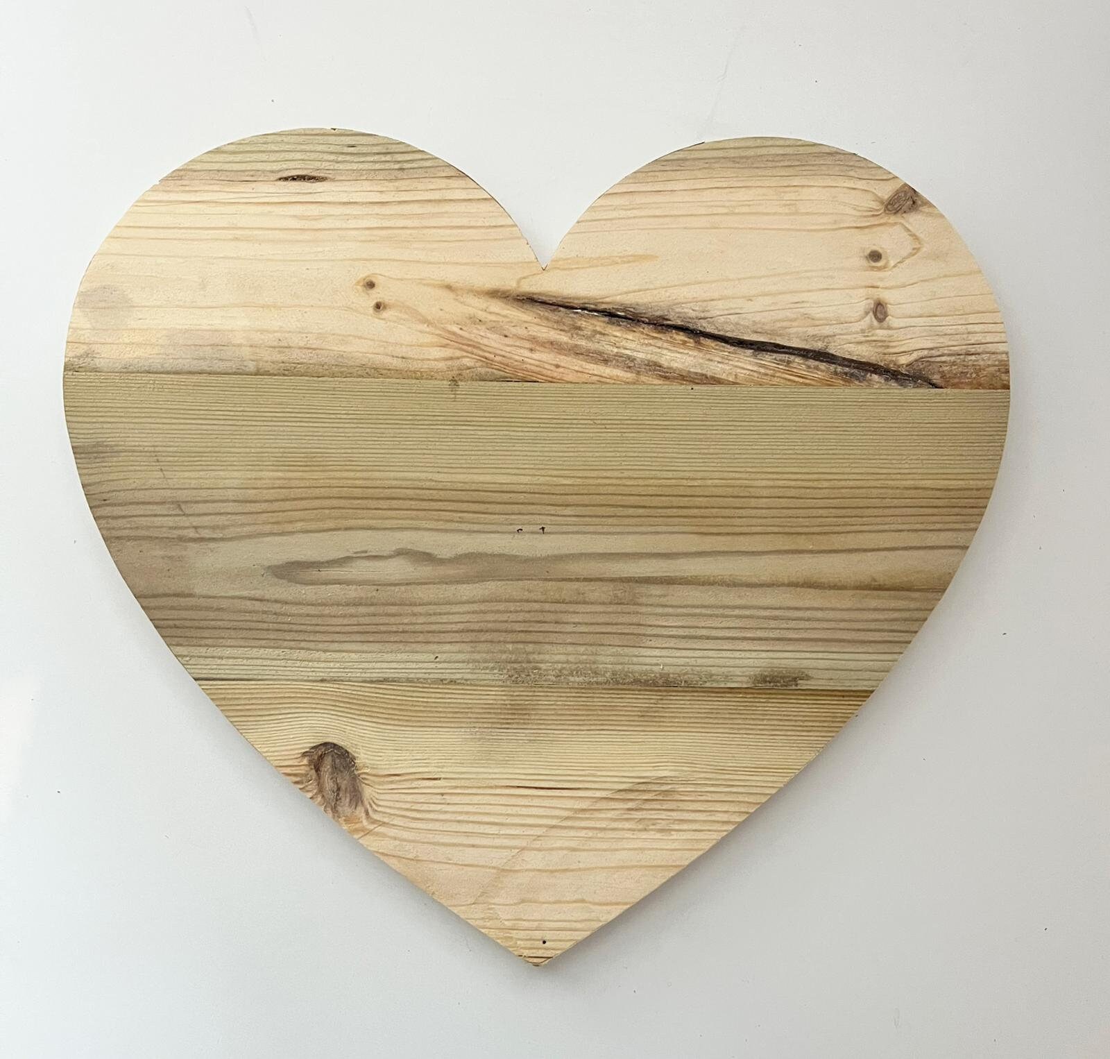 Large Wooden Heart Shape Made From Reclaimed Pallet Wood. Wedding Craft ...