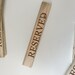 Reserved Signs for Floor Seating and Banquette Seating at Weddings ...