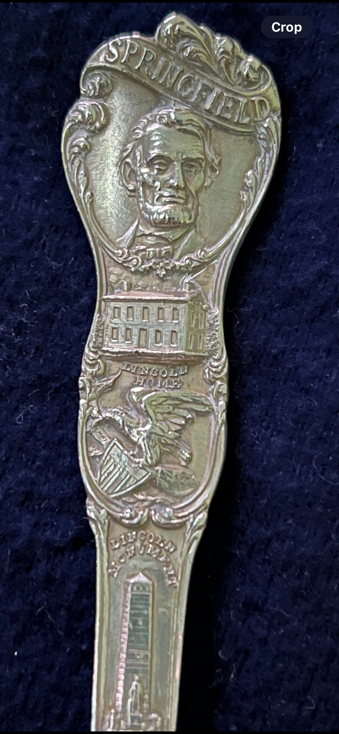 1906 Abraham Lincoln Silver Springfield Illinois Souvenir Fork - Etsy