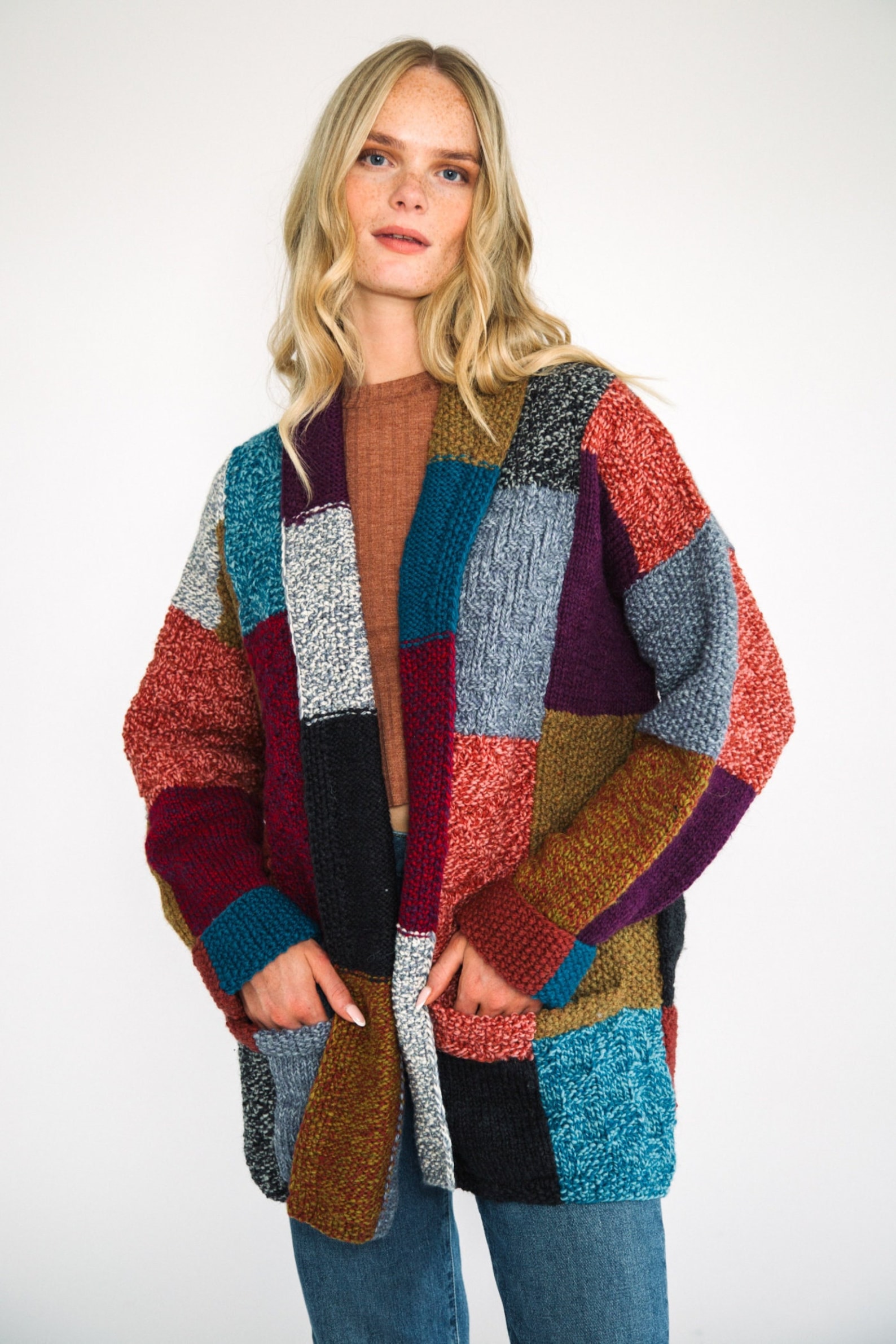Amano Portobello Patchwork Wrap Multicolour Vintage Bohemian Hand ...