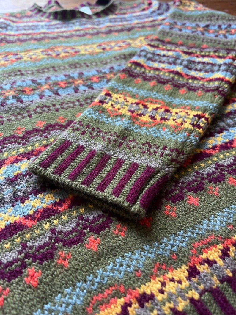 Fairisle Kinross Sweater by Eribe in Rowan Colour 100% Super Soft ...