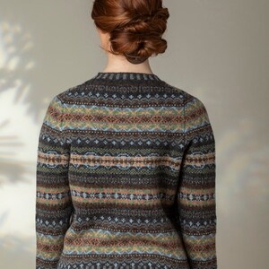 Fairisle Westray Cardigan by Eribe in Aviemore Colour 100% Shetland ...