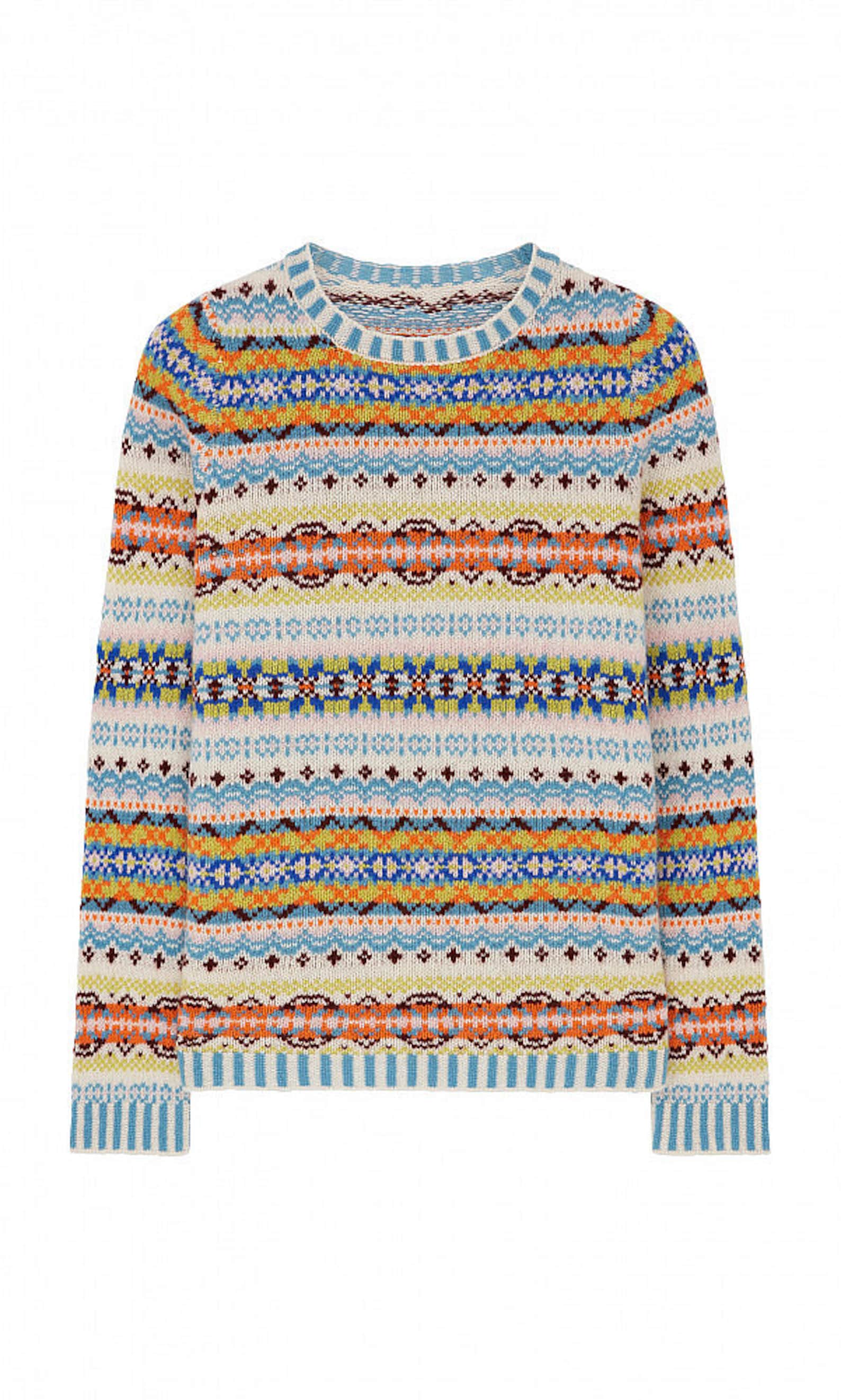 Fairisle Kinross Sweater by Eribe in Tulip Colour 100% Super Soft ...