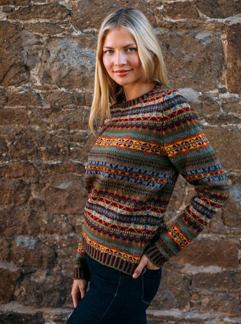Fairisle Kinross Sweater by Eribe in Rowan Colour 100% Super Soft ...